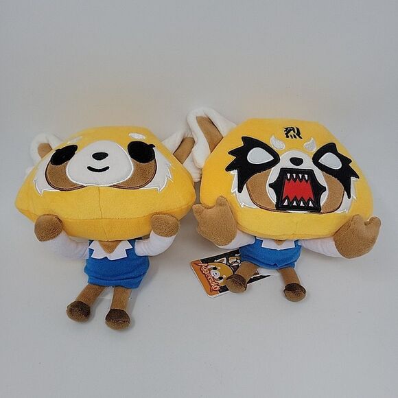 Sanrio | Toys | Sanrio Aggretsuko Plush Set Of 2 Rage 7 Inch Stuffed ...